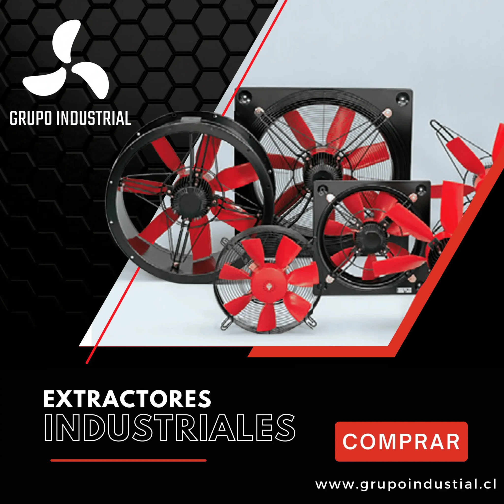 Extractores De Aire Chile | Industrial Comercial | Stock